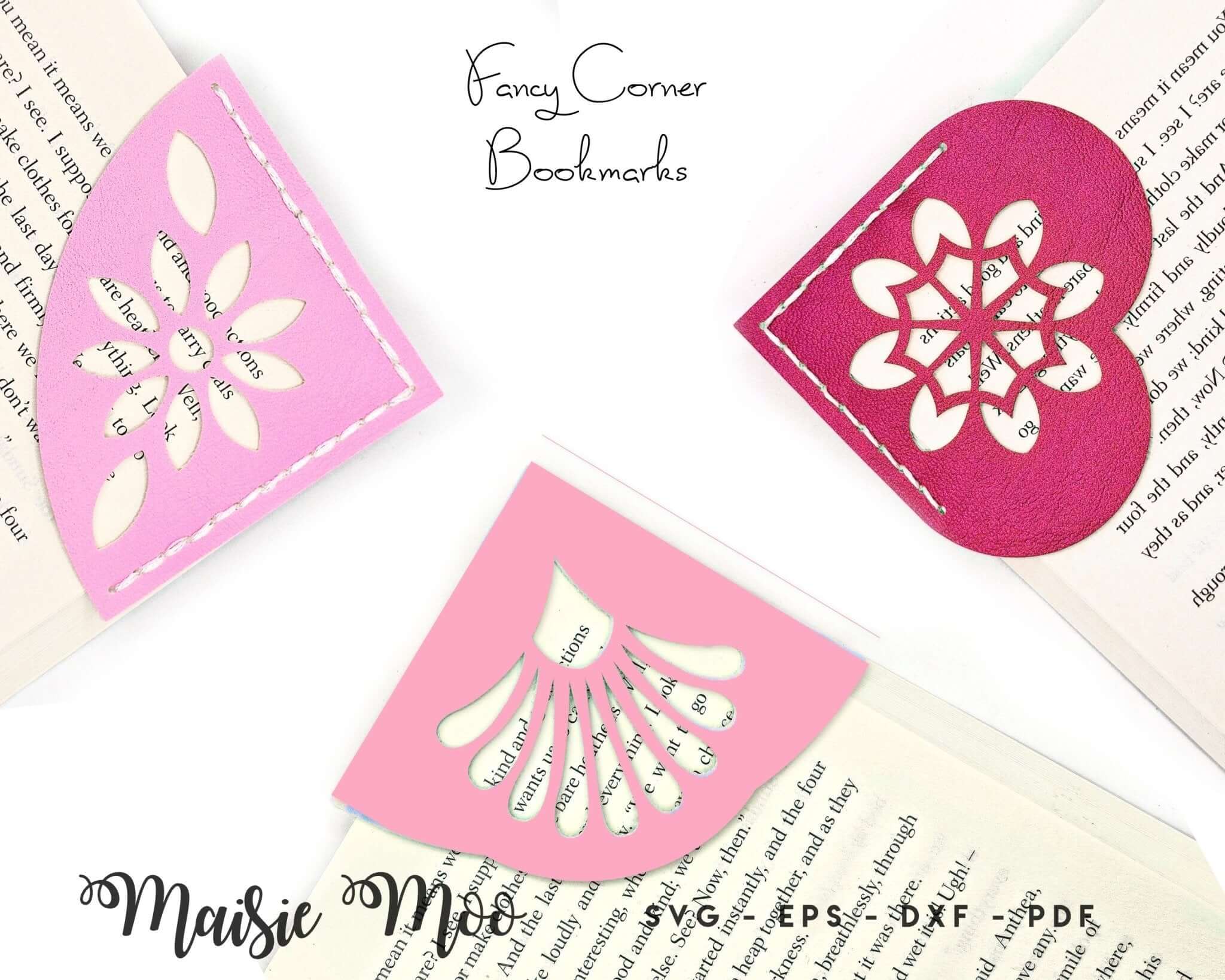 Fancy Corner Bookmarks – Maisie Moo
